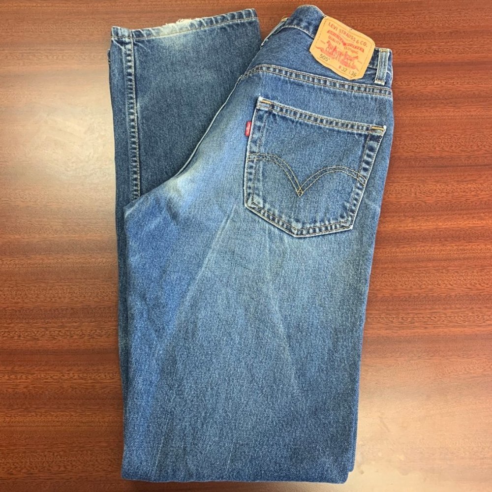 Men's Levi's 505 Regular Fit High Rise Mom Jeans - Gem